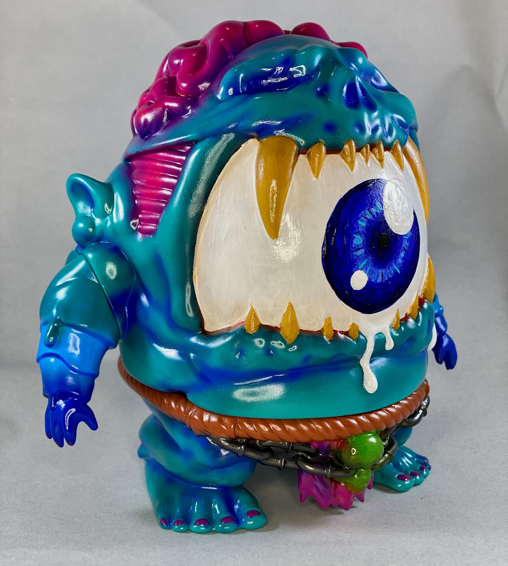 Handmade Vinyl Toy // Custom Painted Vinyl Toy // Sofubi Vinyl Toy // Original Design // Street ...