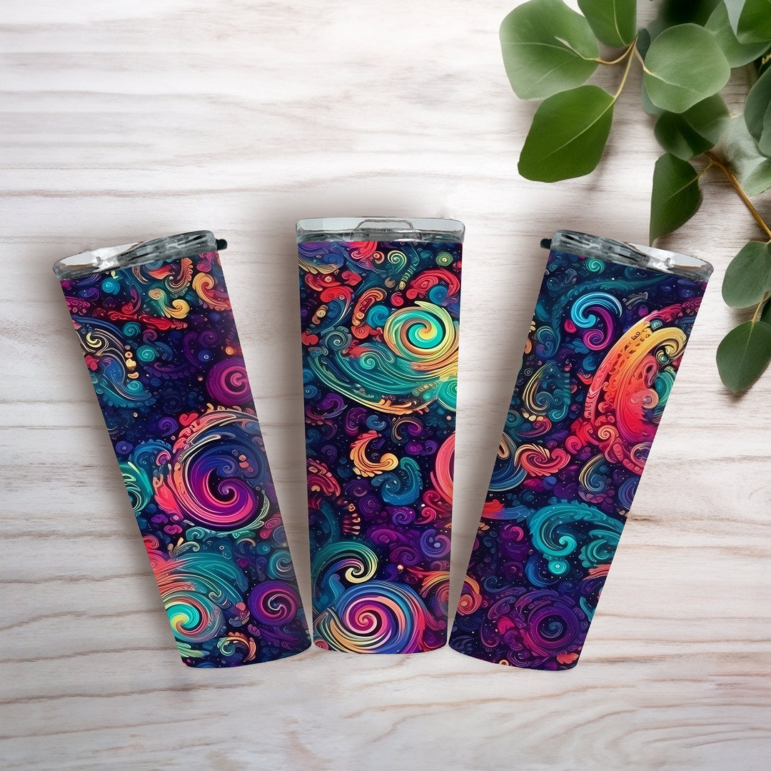 Galaxy Steel Tumbler, Colorful Tumbler, Tumbler Lover Gift, Stunning ...