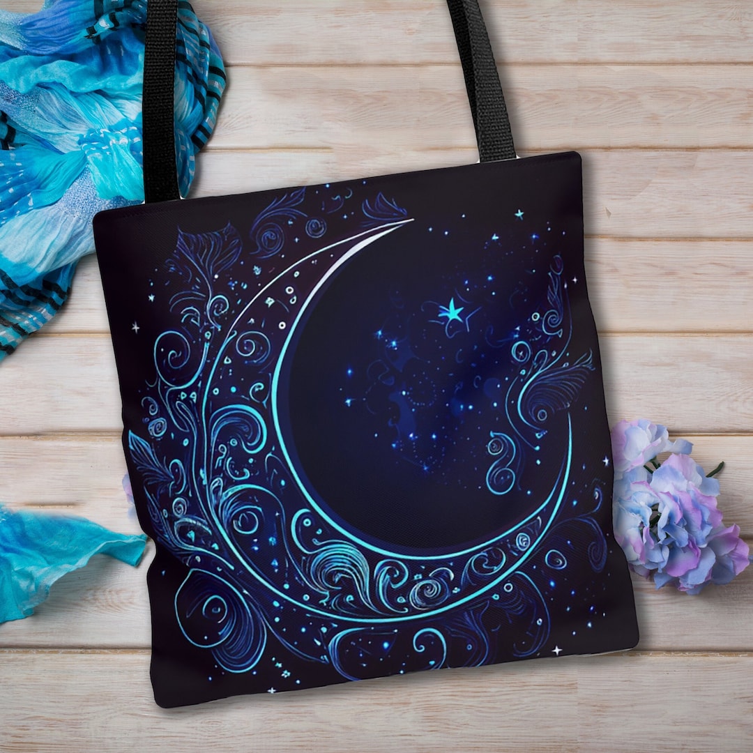 Celestial Tote Bag All Over Printed Tote Fantasy Tote Bag - Etsy