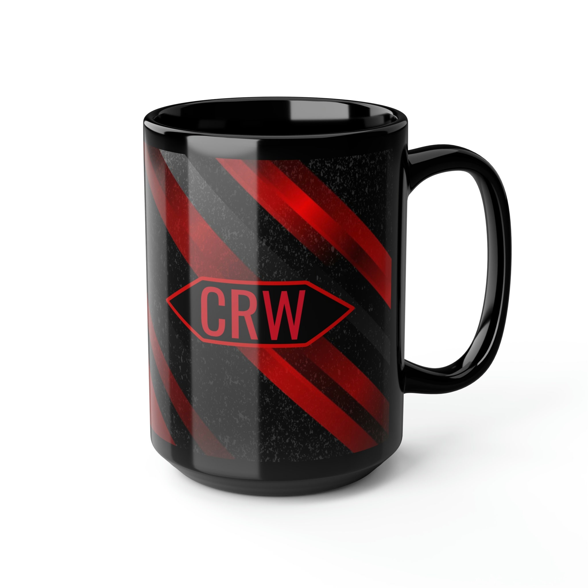 Personalized Coffee Tea Mug Red Striped Custom Mug Custom - Etsy