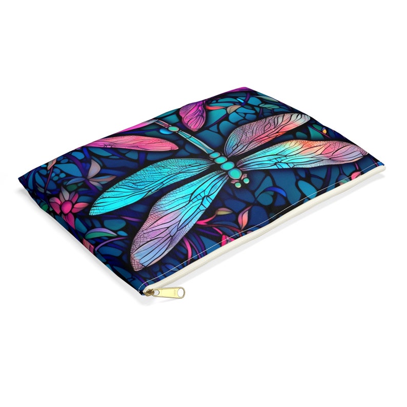 Dragonfly Tote Bag Stained Glass Bag Dragonfly Bag Colorful - Etsy