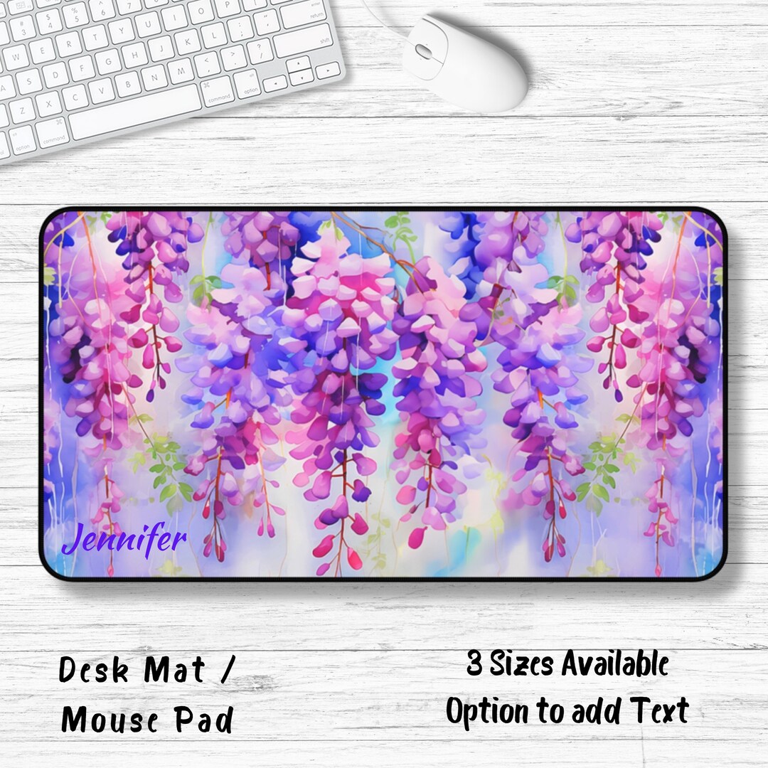 Lavender Flower Desk Mat, Lavender Mouse Pad, 3 Sizes Available, Gift ...