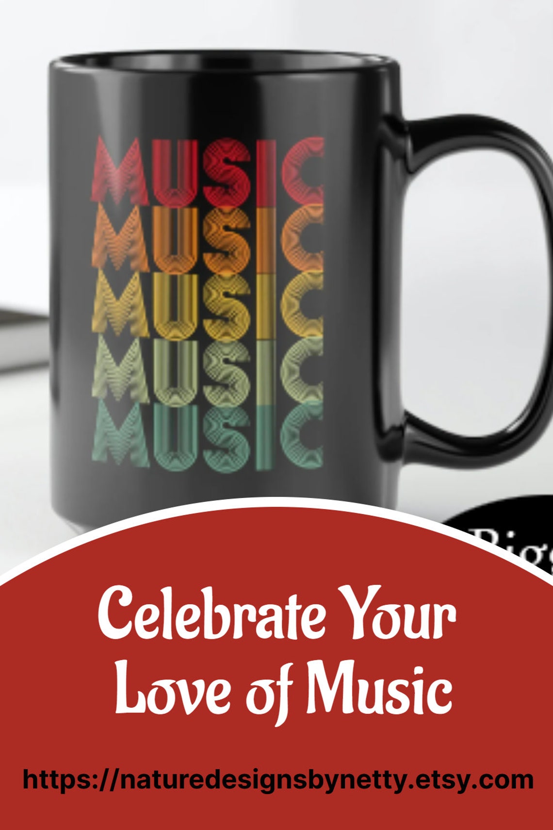 Retro Music Coffee Mug Music Lover Coffee Mug Vintage Era - Etsy