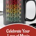 Retro Music Coffee Mug Music Lover Coffee Mug Vintage Era - Etsy