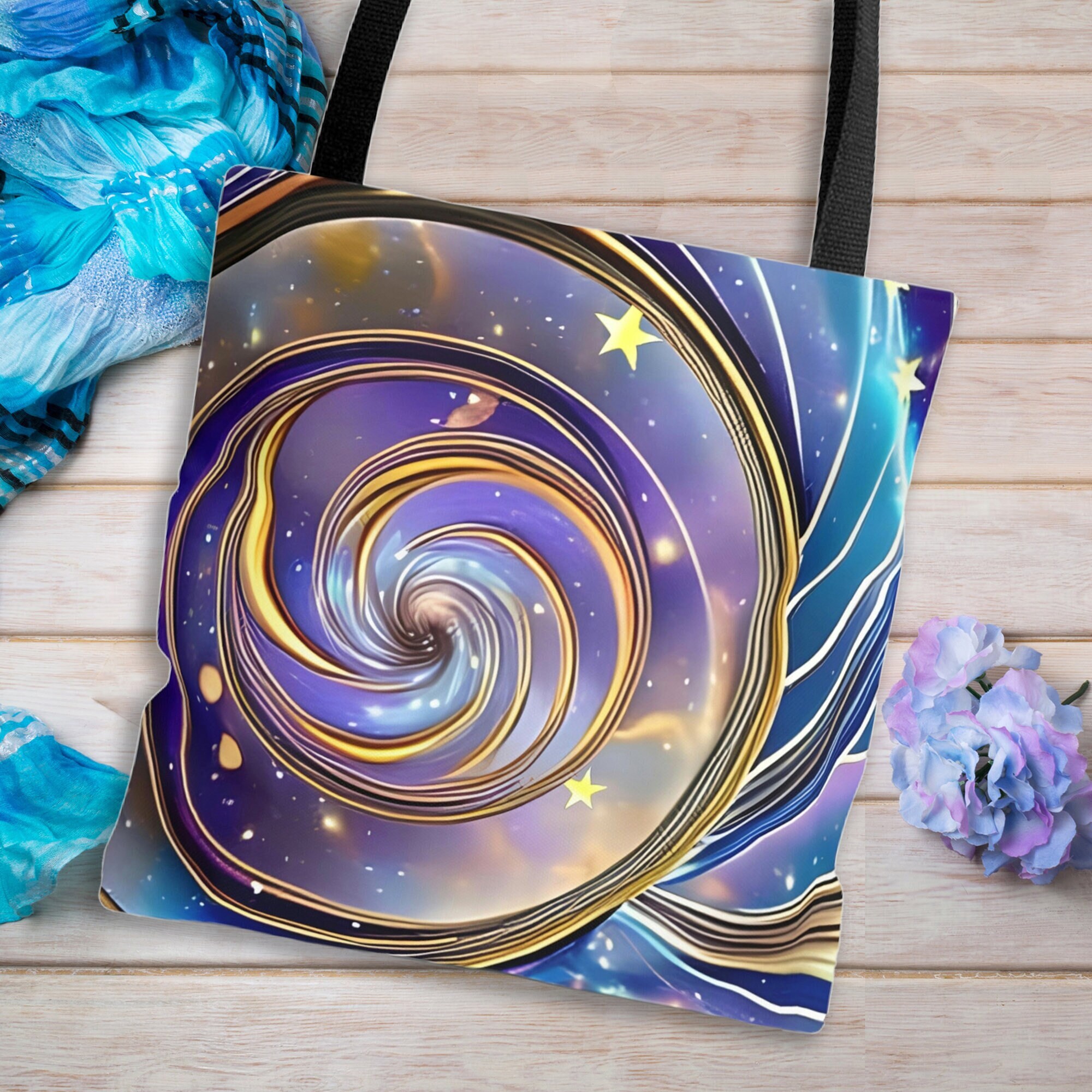 Celestial Tote Bag All Over Printed Tote Fantasy Tote Bag - Etsy