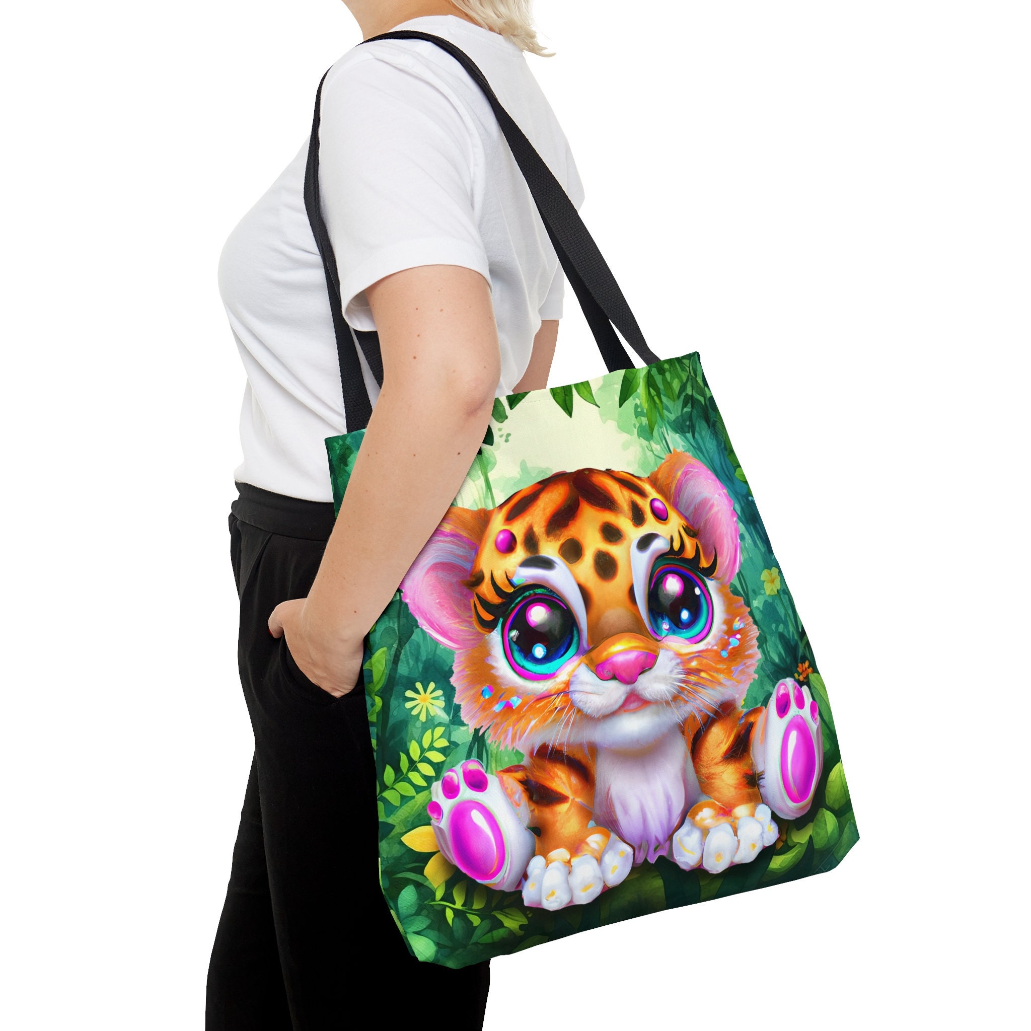 Baby Tiger Tote Bag, Baby Bag, Cute Diaper Bag, Cute Tiger Tote ...