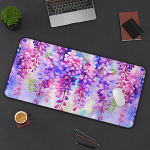 Lavender Flower Desk Mat, Lavender Mouse Pad, 3 Sizes Available, Gift ...