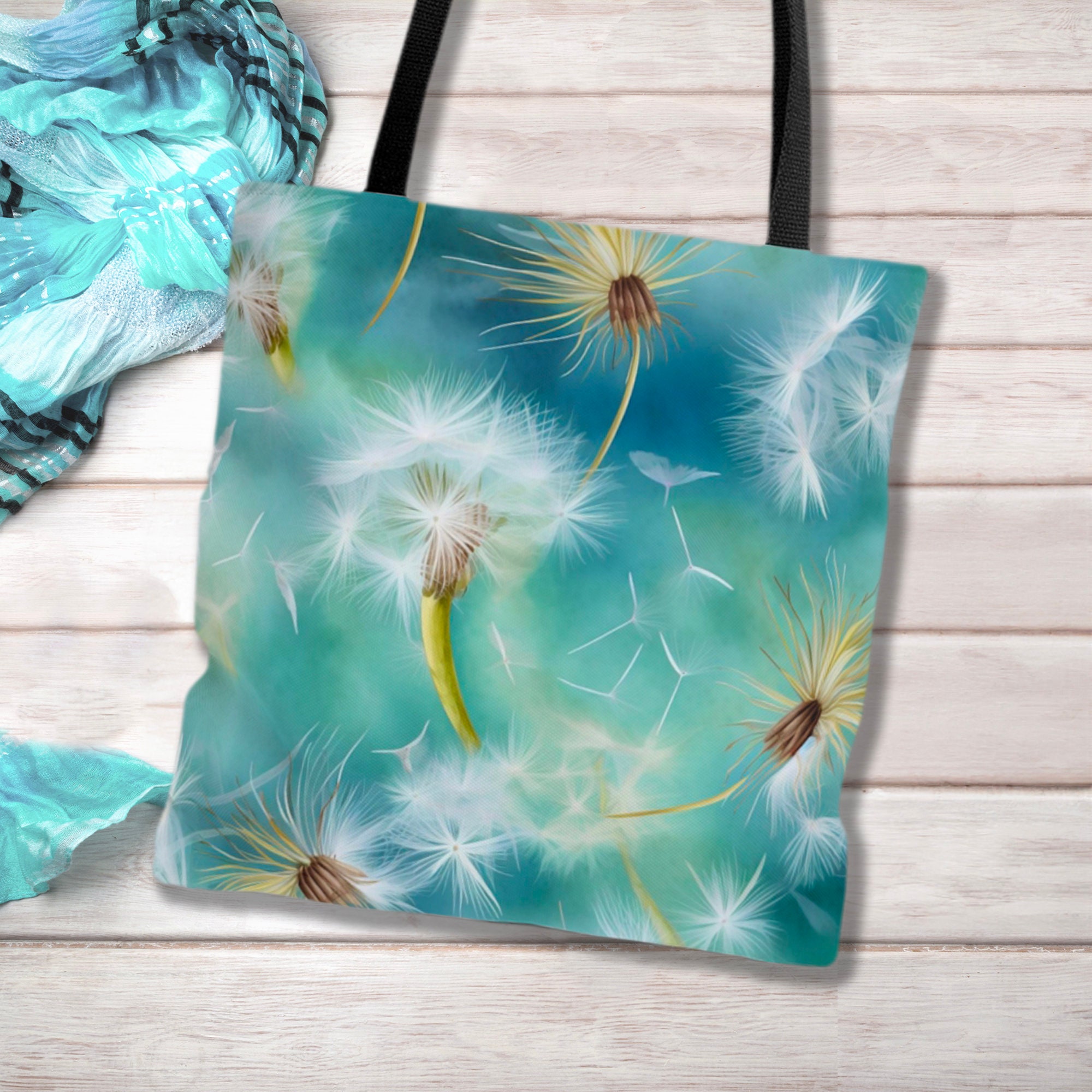Dandelions Bag, Colorful Bag, Flower Lover Bag, Colorful Dandelions ...