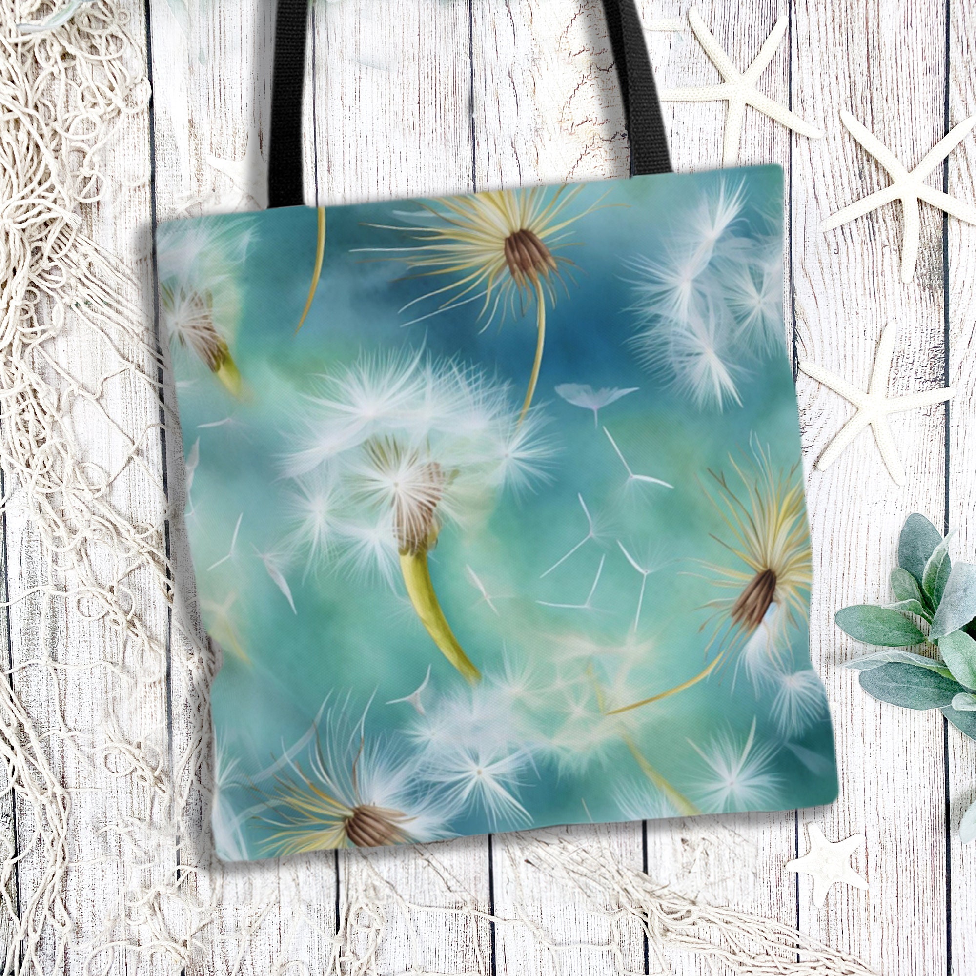 Dandelions Bag, Colorful Bag, Flower Lover Bag, Colorful Dandelions ...