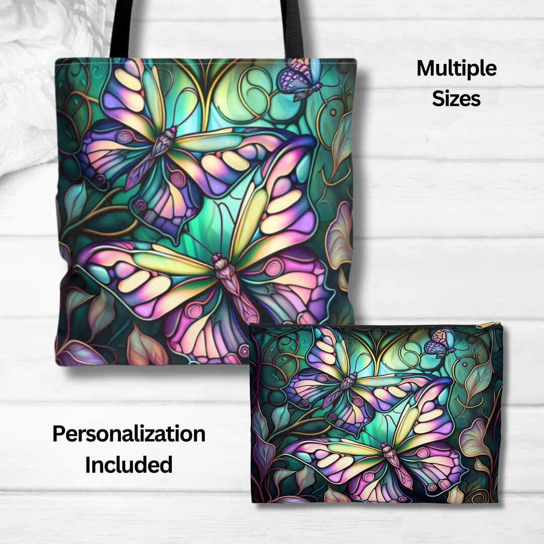 Butterfly Tote Bag, Stunning Bag, Tote Bag, Butterfly Lover Gift, Bag ...
