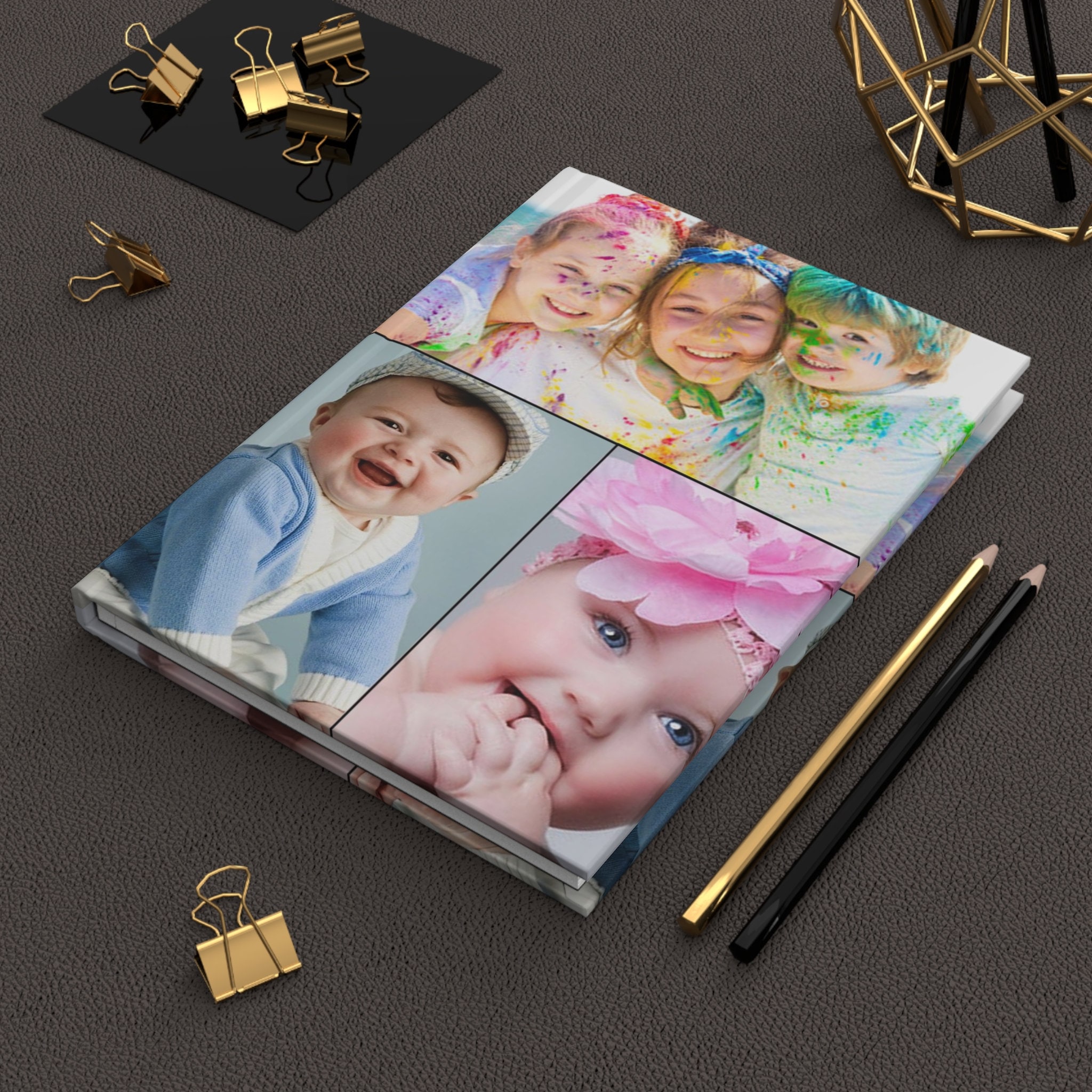 Custom Multi Photo Journal Hardcover Journal Journal Lover - Etsy
