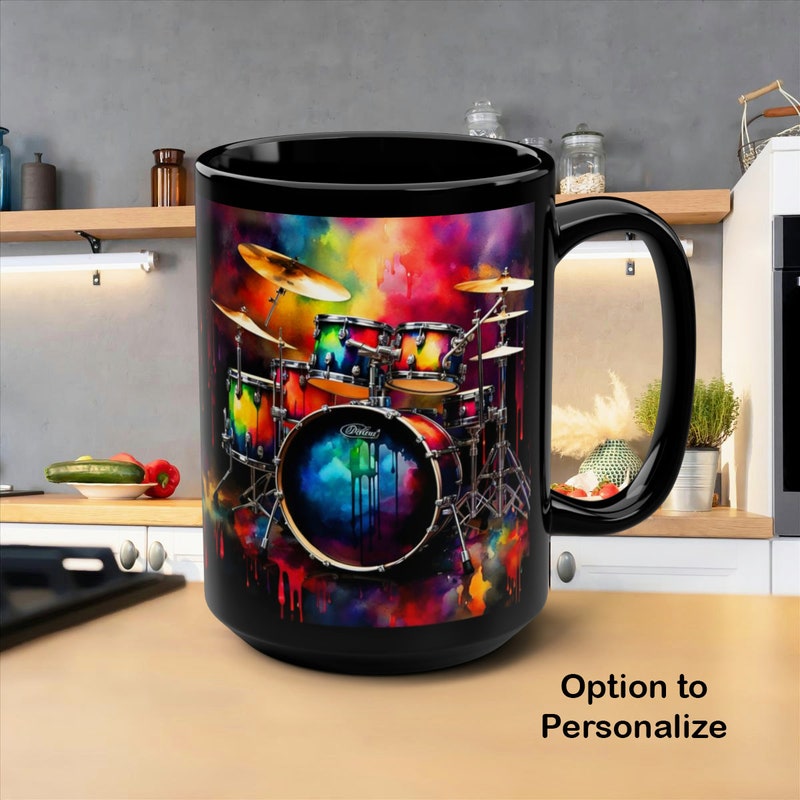 Drum Coffee Mug - Etsy