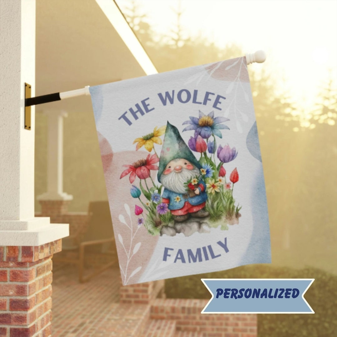 Personalized Garden & House Banner, Custom Yard Banner, Personalized ...