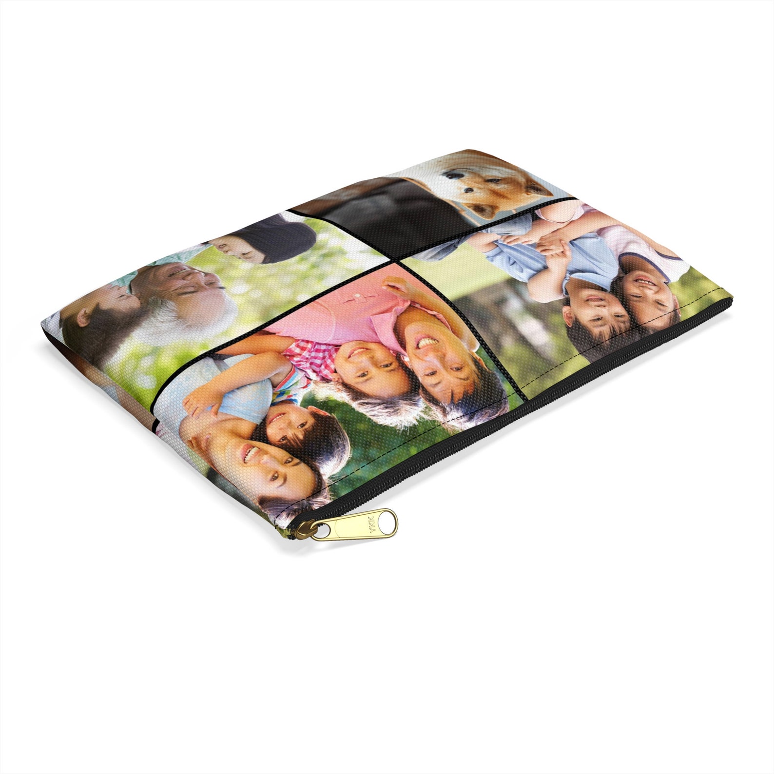 Custom Photo Accessory Pouch, All Over Printed Bag, Zippered Pouch ...
