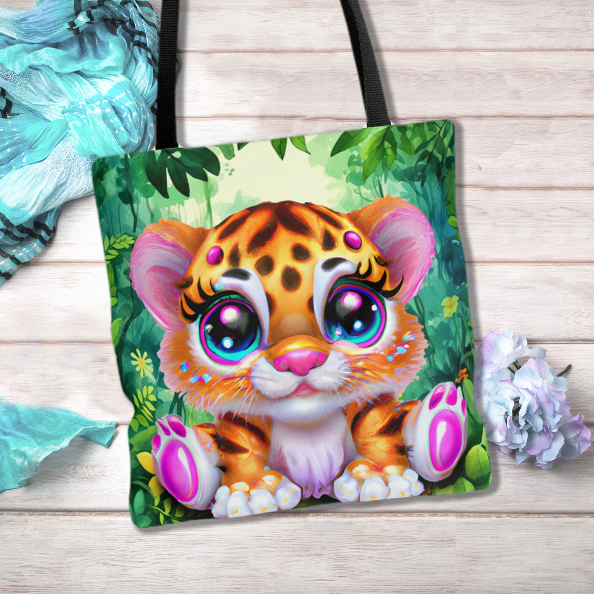 Baby Tiger Tote Bag Baby Bag Cute Diaper Bag Cute Tiger - Etsy