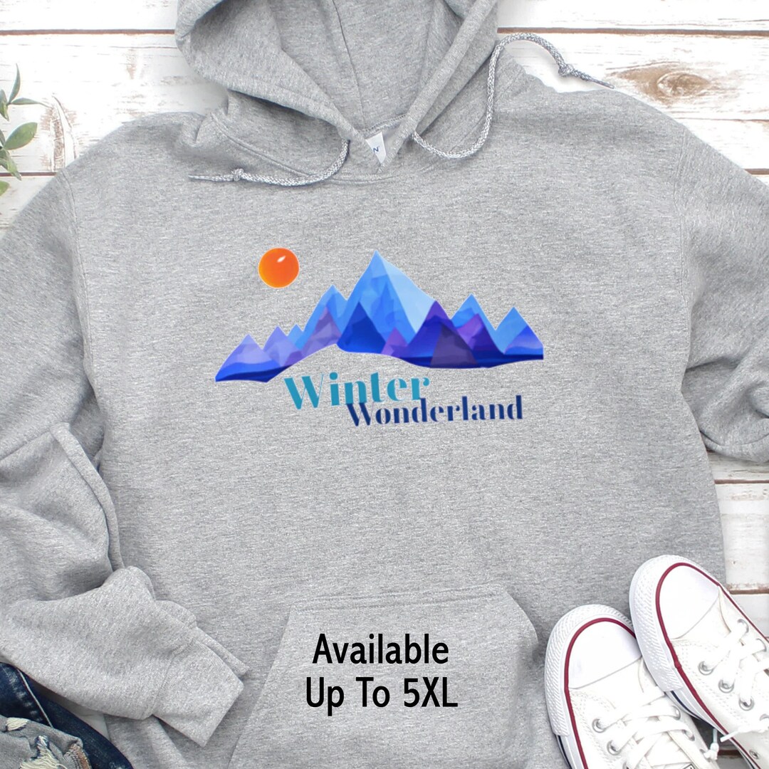 Winter Hoodie, Winter Wonderland Hoodie, Winter Sweater, Winter Lover ...