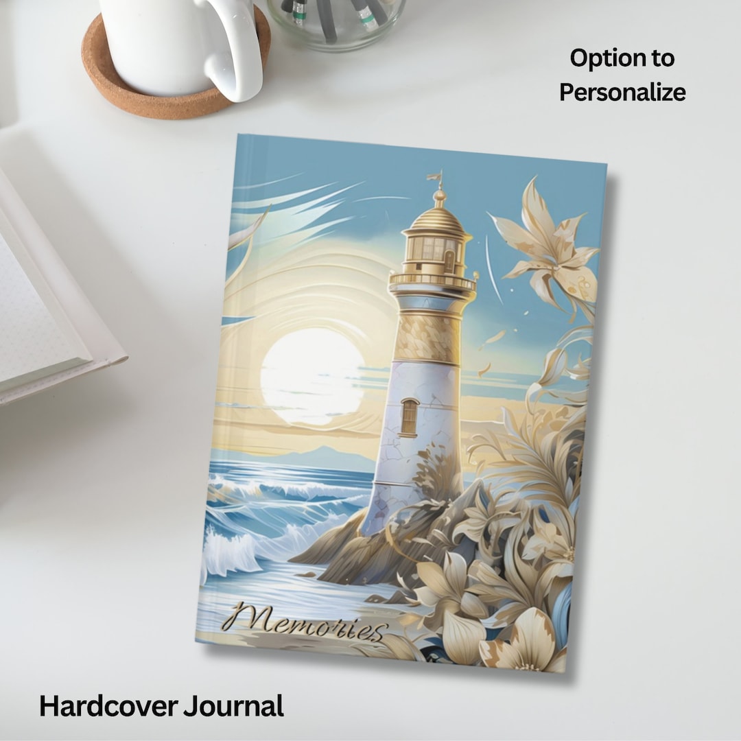 Lighthouse Journal, Hardcover Journal, Journal Lover Gift, Lighthouse ...