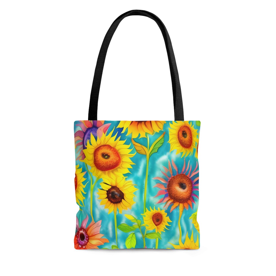 Sunflower Tote Bag Flower Tote Cute Sunflower Bag Cute Gift - Etsy