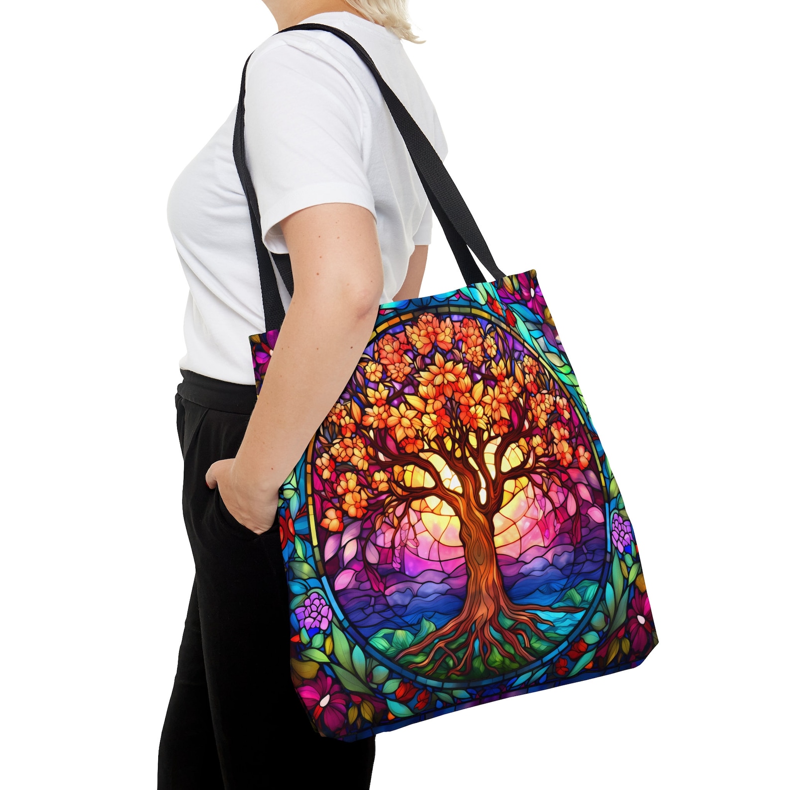 Tree of Life Tote Bag, Tree of Life Bag, Inspirational Tote Bag ...
