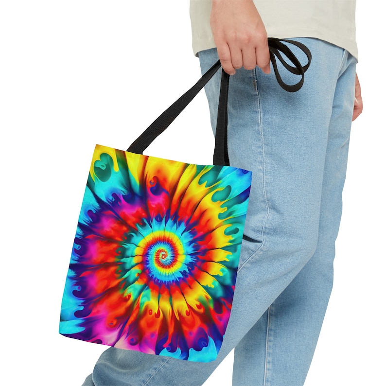Tie Dye Tote Bag, Cute Tie Dye Bag, Colorful Tote Bag, Beach Bag, Cute ...