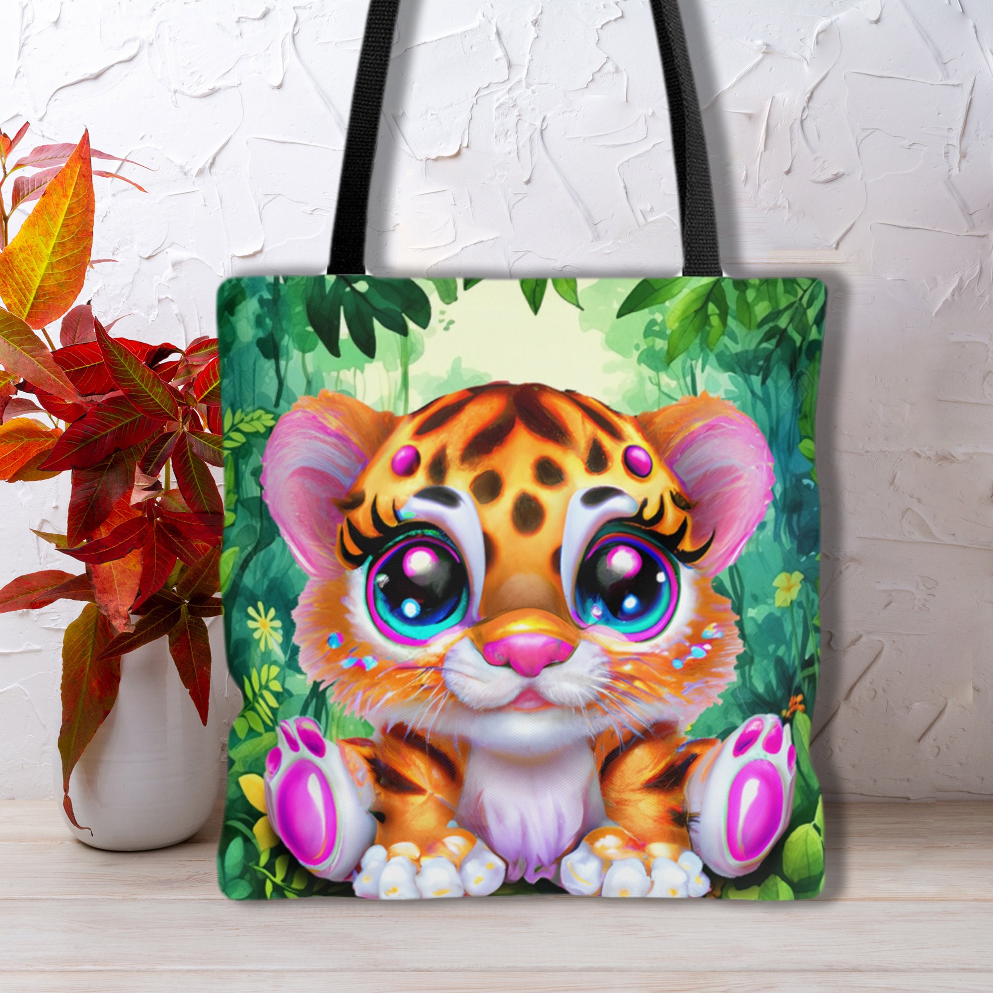 Baby Tiger Tote Bag Baby Bag Cute Diaper Bag Cute Tiger - Etsy