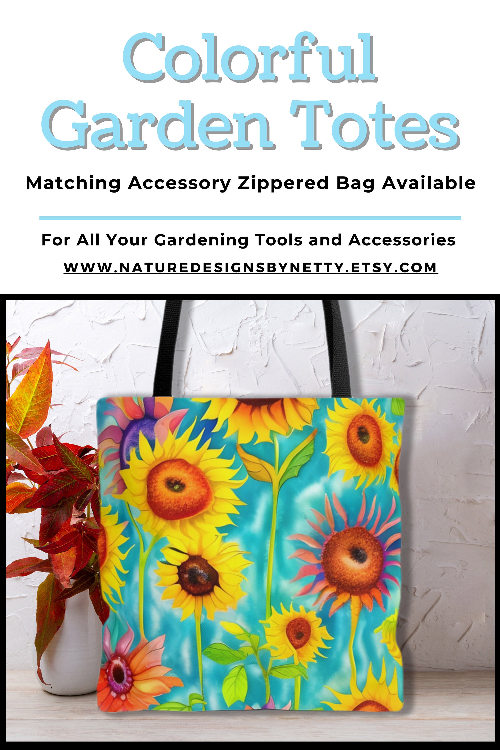 Sunflower Tote Bag Flower Tote Cute Sunflower Bag Cute Gift - Etsy