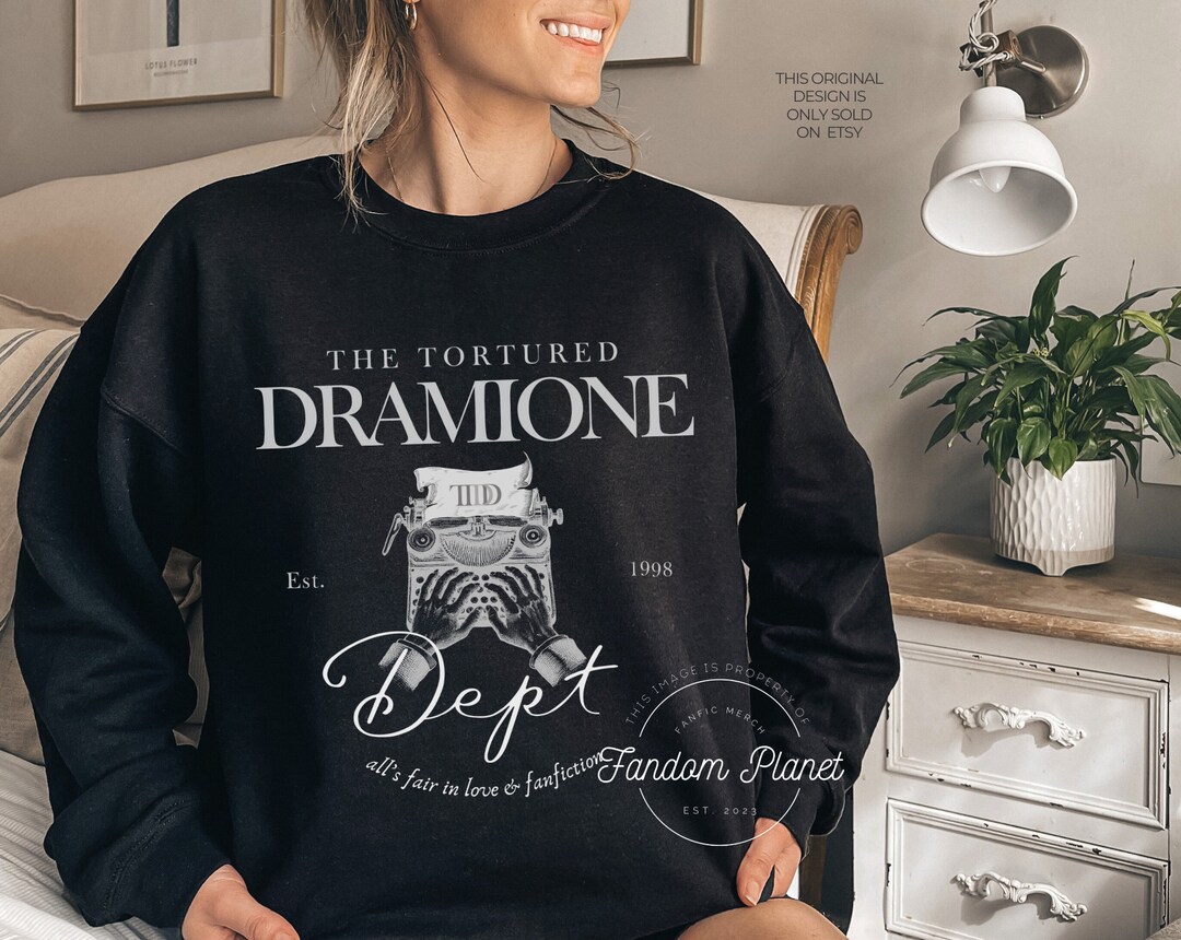 Typewriter Dramione Crewneck, Draco Crewneck,manacled Hoodie,bookish ...