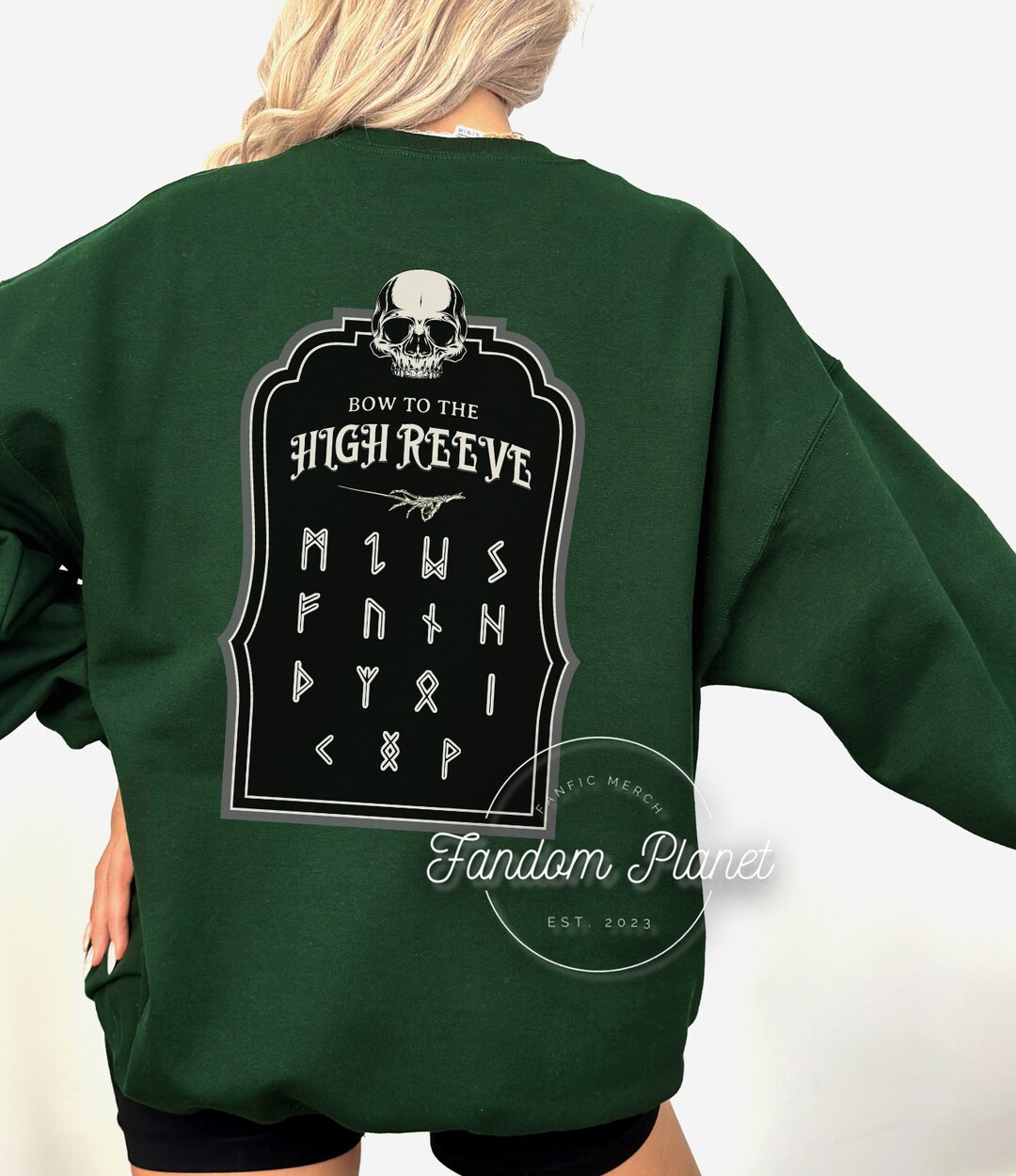 Manacled Sweatshirt: Draco Runes, Bookish Fandom Gift - Etsy UK