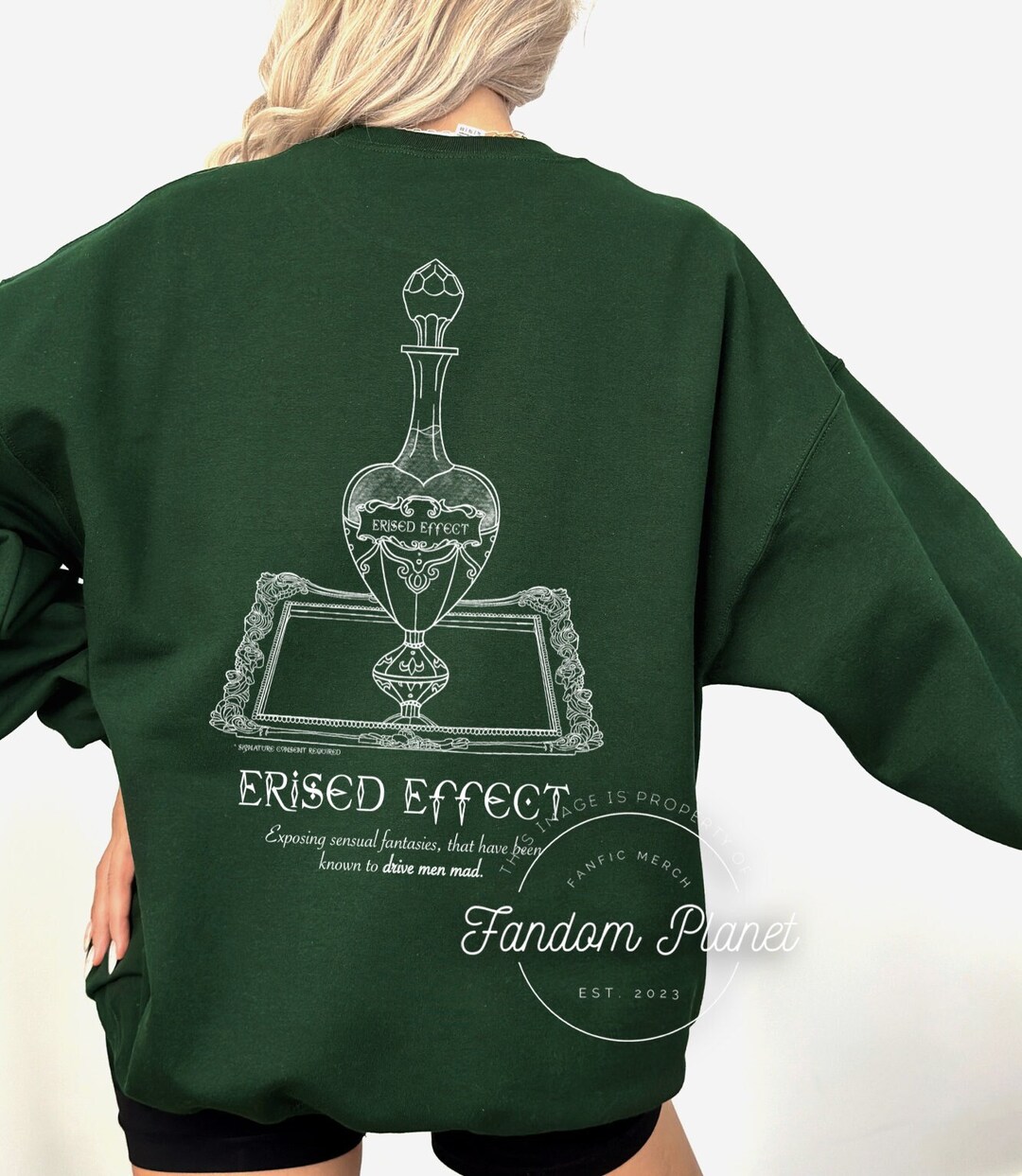 Erised Effect Crewneck, Manacled Inspired Tee,fanfic Merch, Draco ...