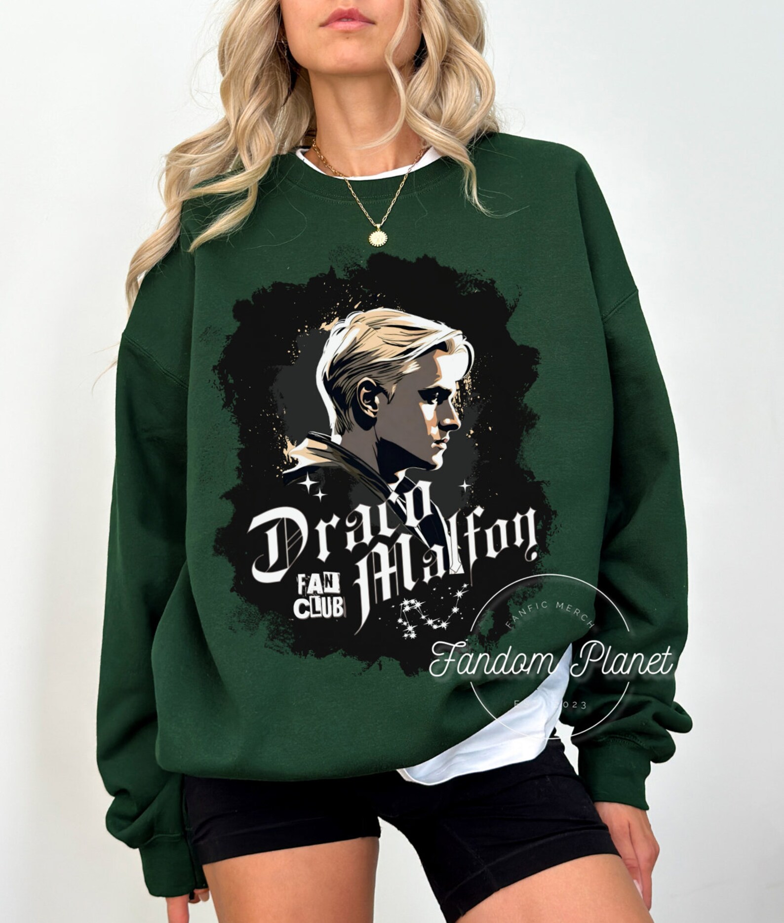Draco Fan Club Crewneck Sweatshirt: Manacled Inspired Fanfic Merch - Etsy