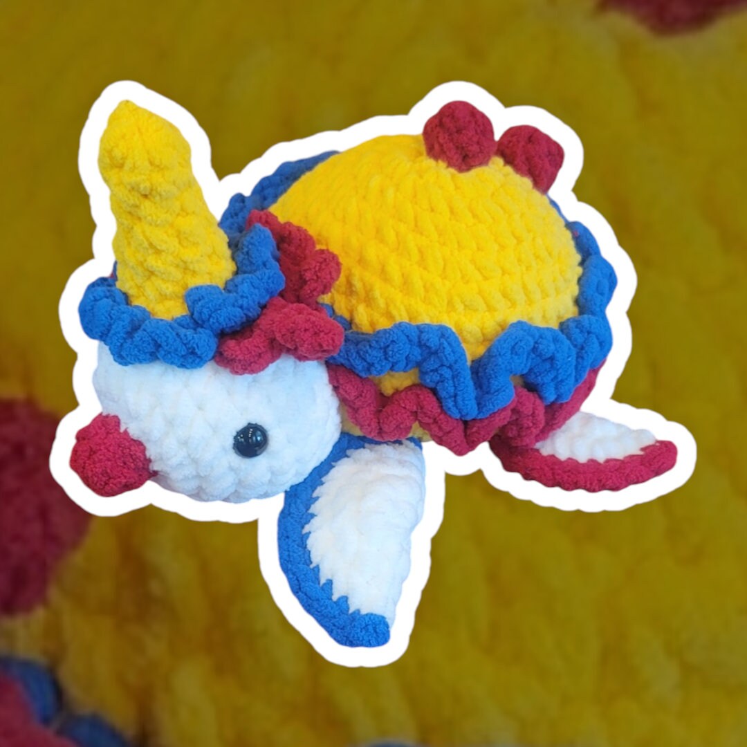 Crochet Clown Turtle - Etsy