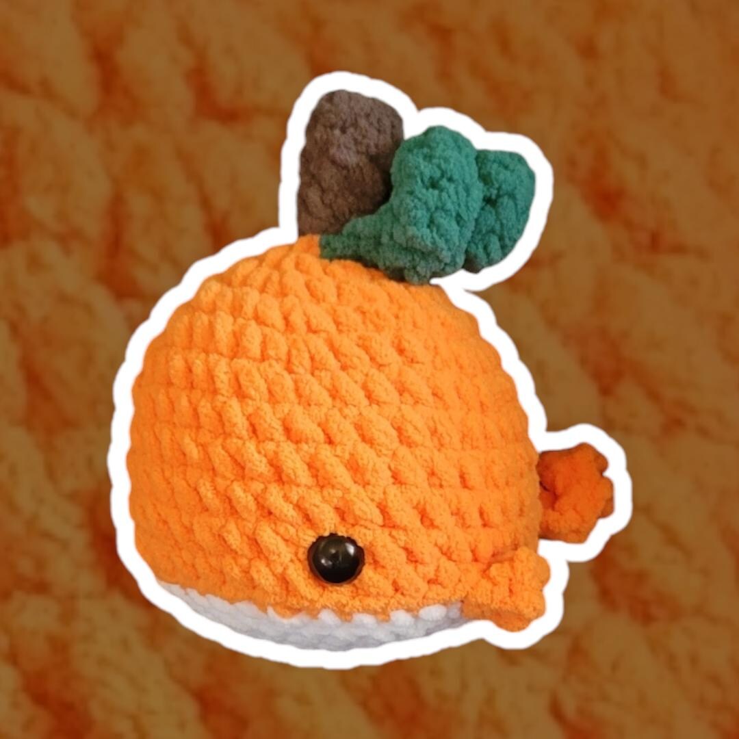 Pumpkin Whale - Etsy