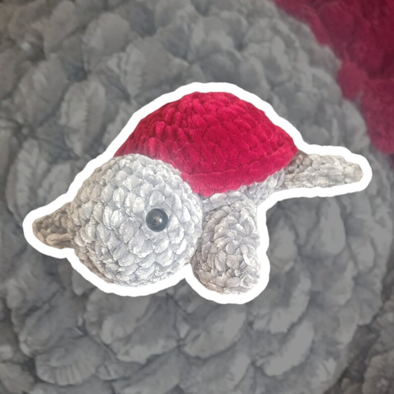 Crochet Velvet Turtle - Etsy