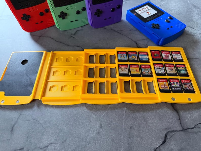 Games Book - Custom Nintendo Switch Game Organizer – Holds 27 ...