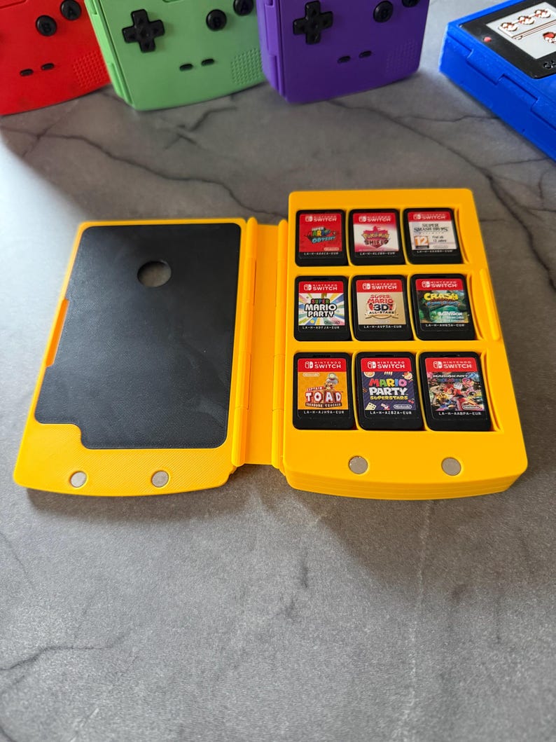 Games Book - Custom Nintendo Switch Game Organizer – Holds 27 ...