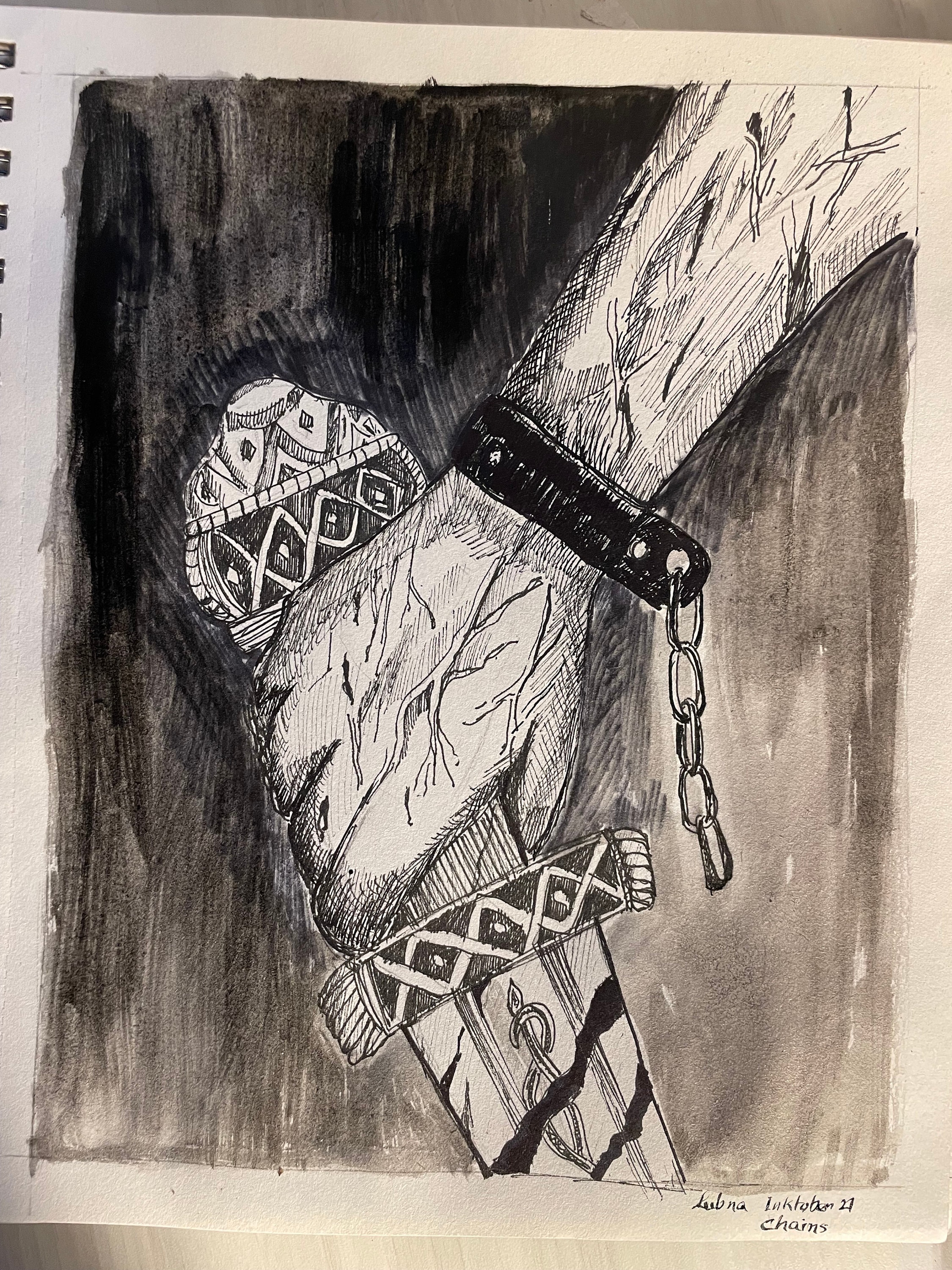 Hand Drawn Anime/manga Art | Traditional Art (ink & Pen) | 11 in X 8 ...