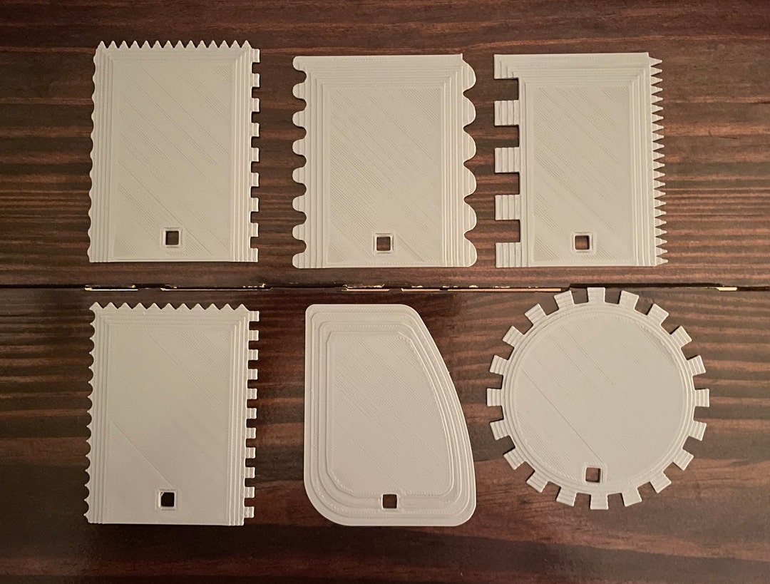 Canvas Scraper, Texture Tool, Cake Pattern, Spackle Scraper, Plaster ...