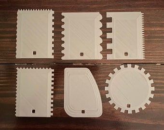 Canvas Scraper, Texture Tool, Cake Pattern, Spackle Scraper, Plaster ...