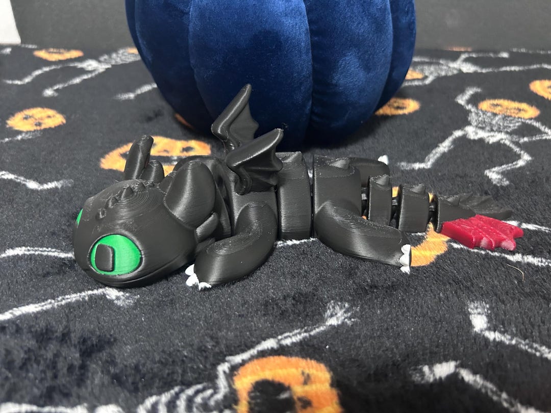 3D Printed Toothless Dragon Fidget Toy - Etsy UK