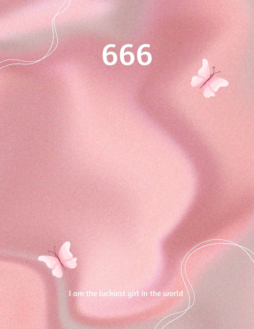 666 Butterfly Wall Art Printable, Instant Download, Minimal Wall Art ...