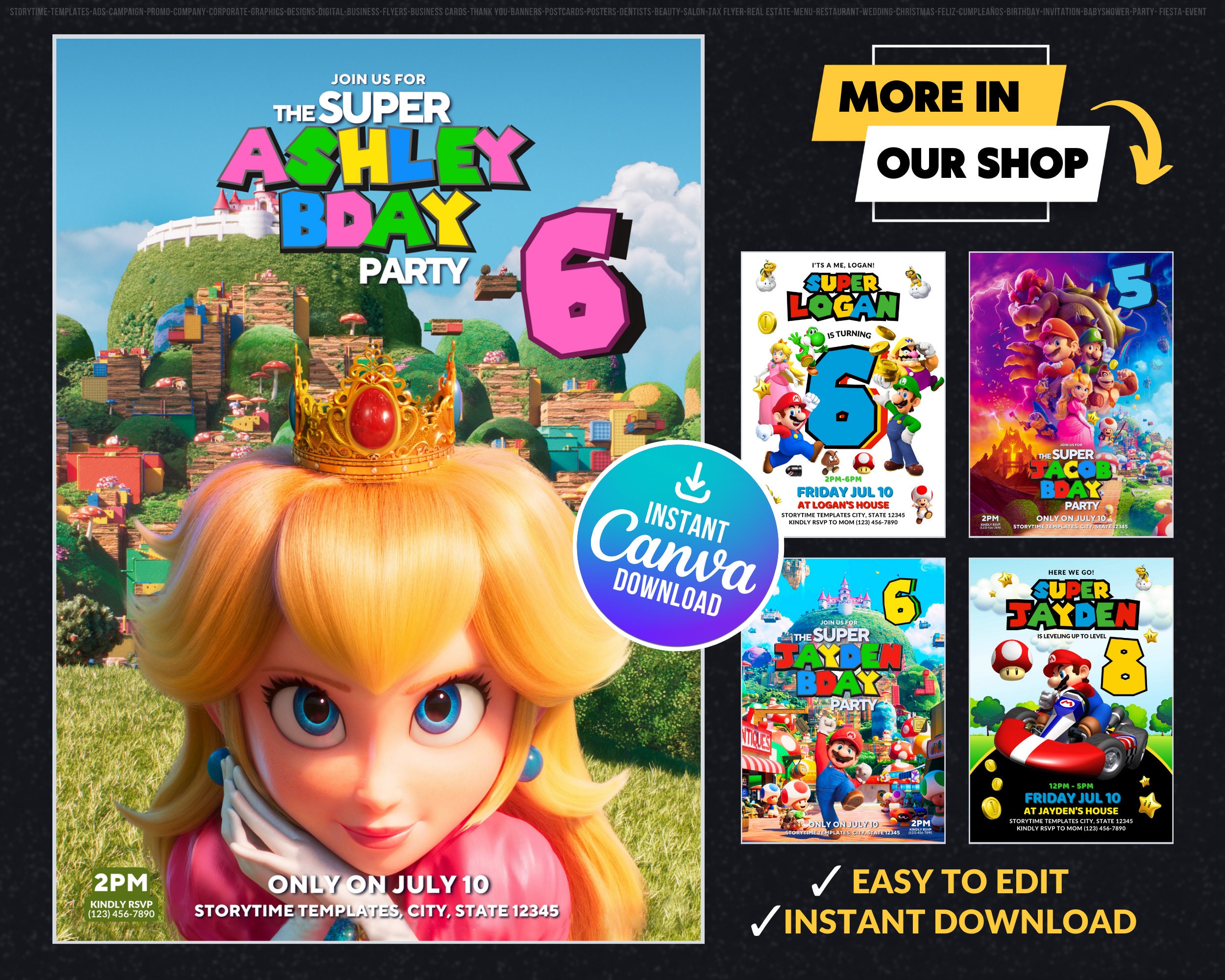 Princess Peach Mario Party 6