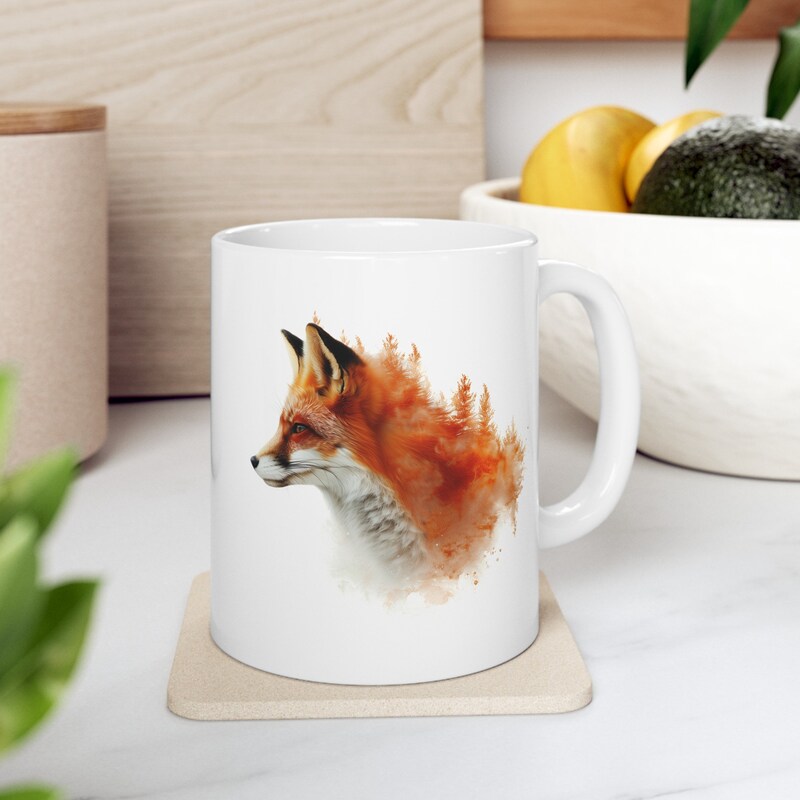 Fox Tea Cup - Etsy