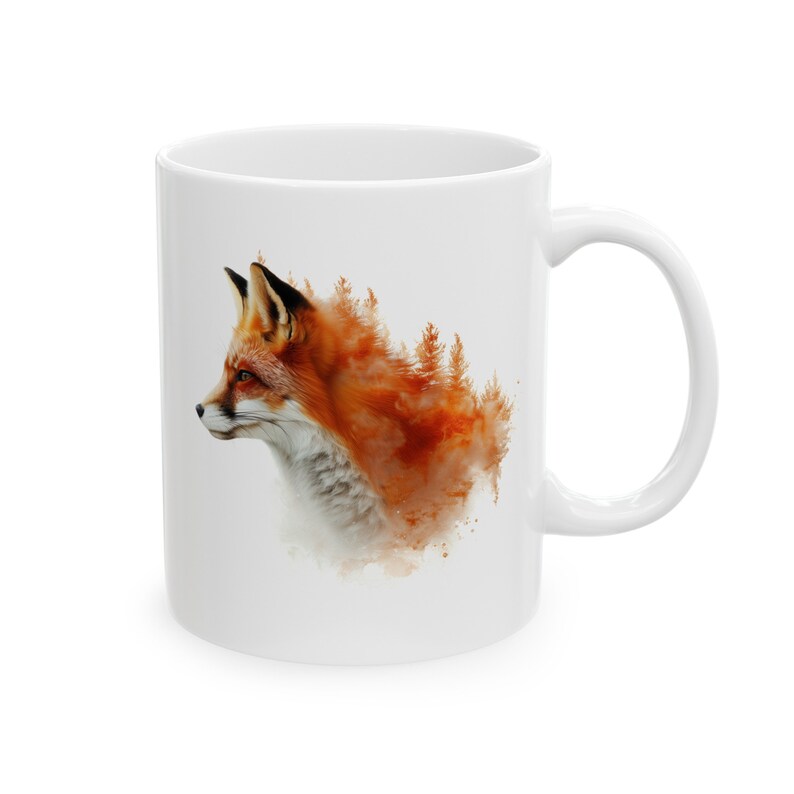 Red Fox Wildlife Mug, Wildlife Painting, Eco-friendly Coffee Mug, Fox ...