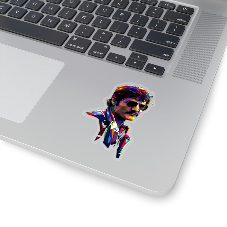 Pedro Pascal Rainbow Cut Kiss-cut Stickers - Etsy