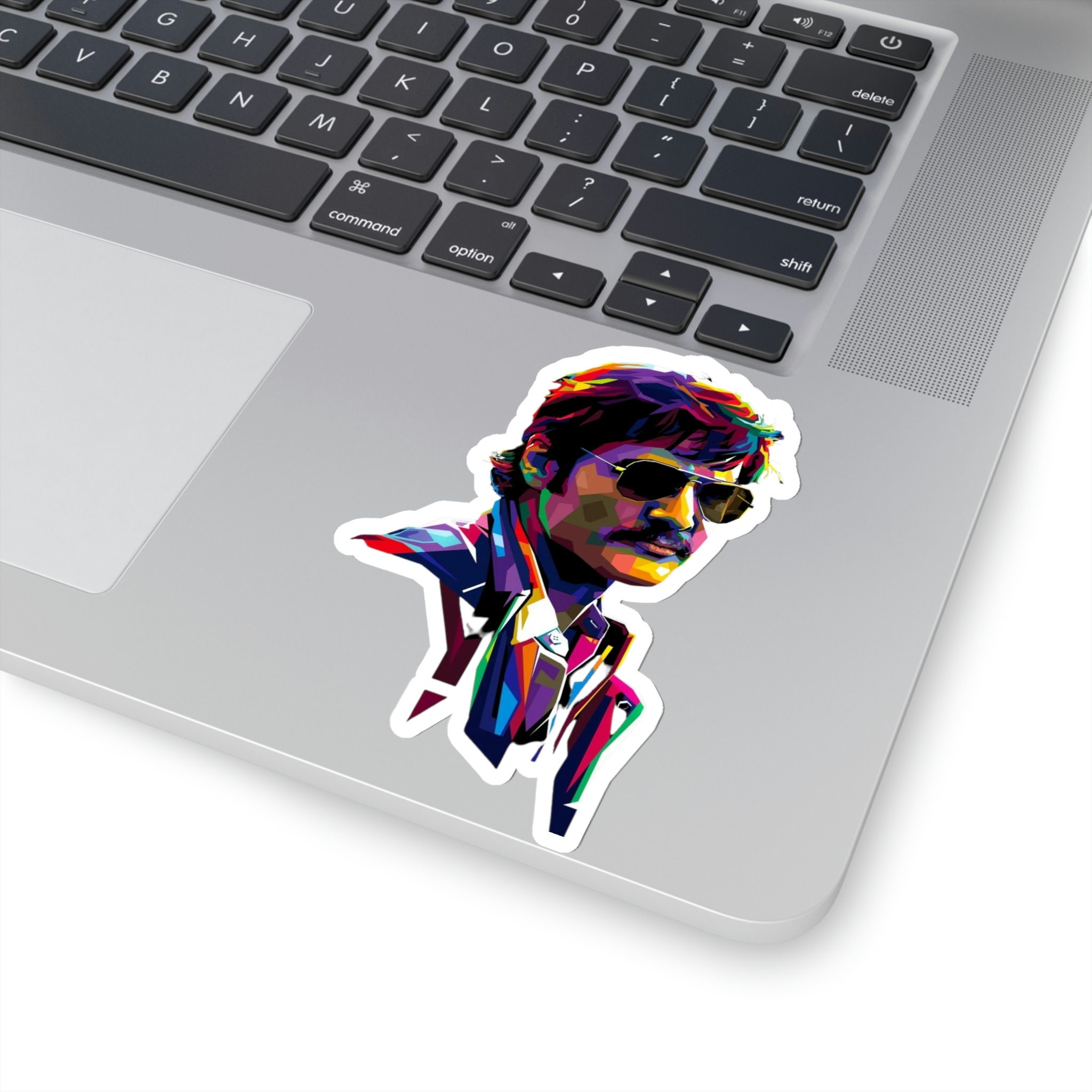 Pedro Pascal Rainbow Cut Kiss-cut Stickers - Etsy