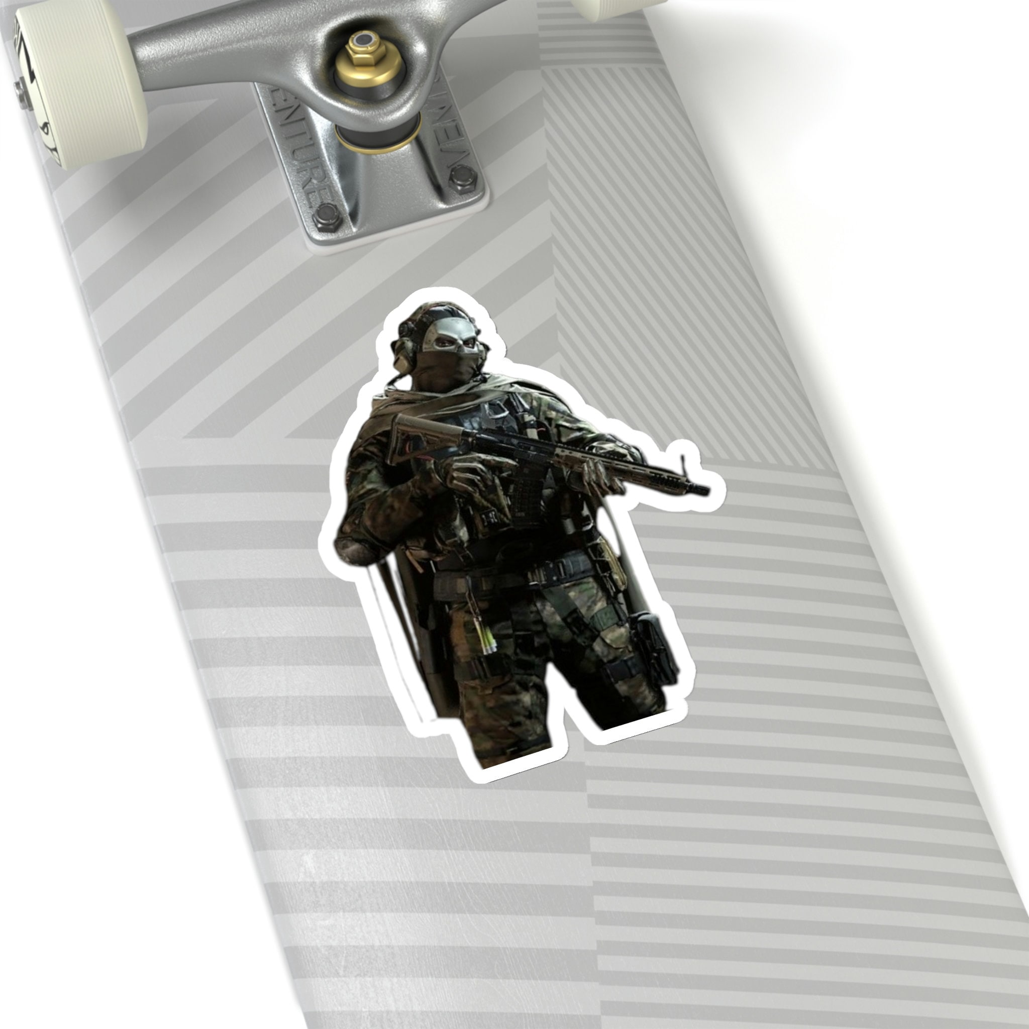 Ghost Call of Duty MW2 Kiss-cut Stickers - Etsy