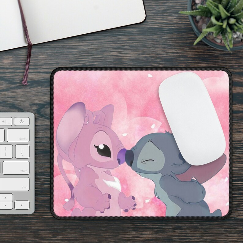 Stitch and Angel Gaming Mouse Pad - Etsy