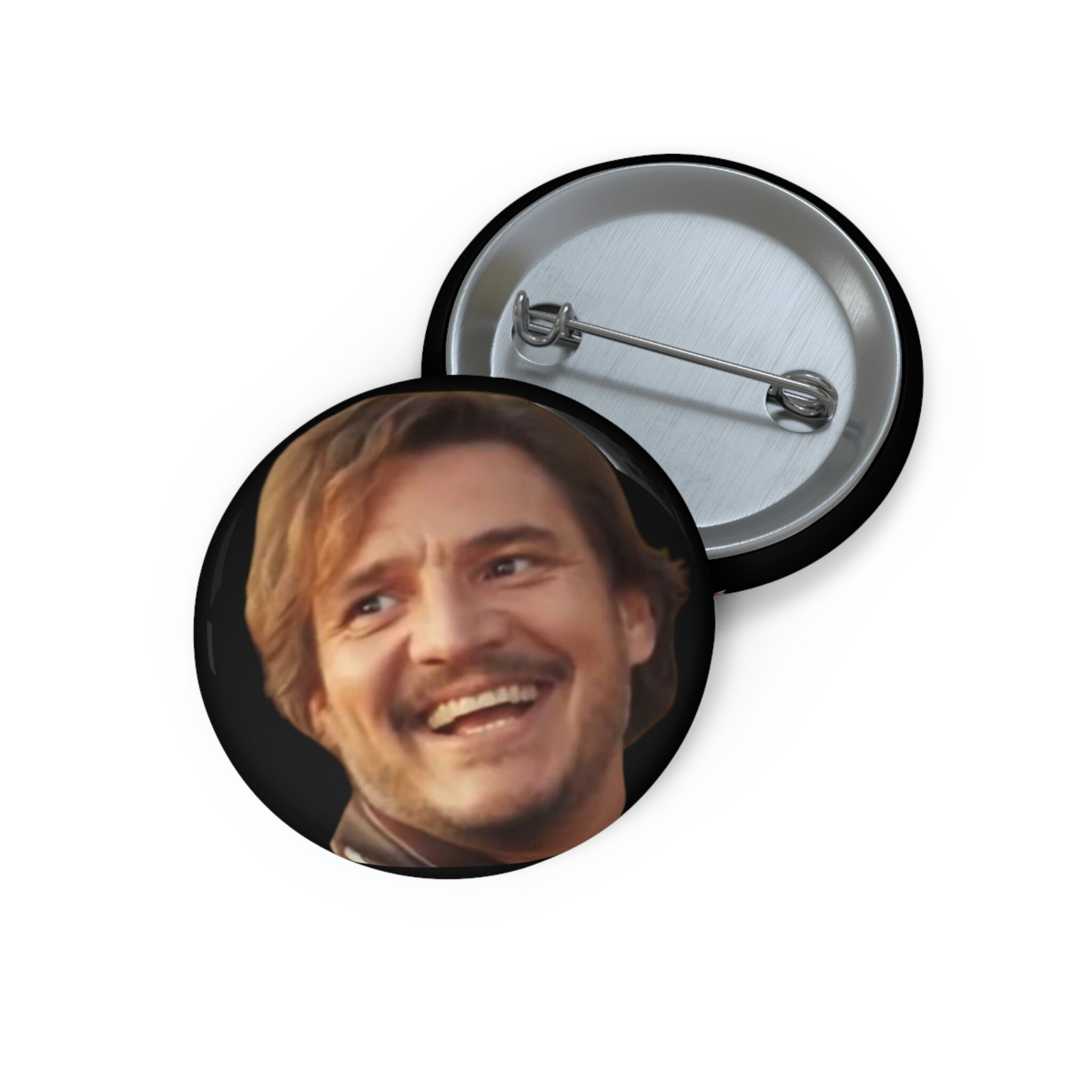 Pedro Pascal Smiling Meme Pin Buttons - Etsy