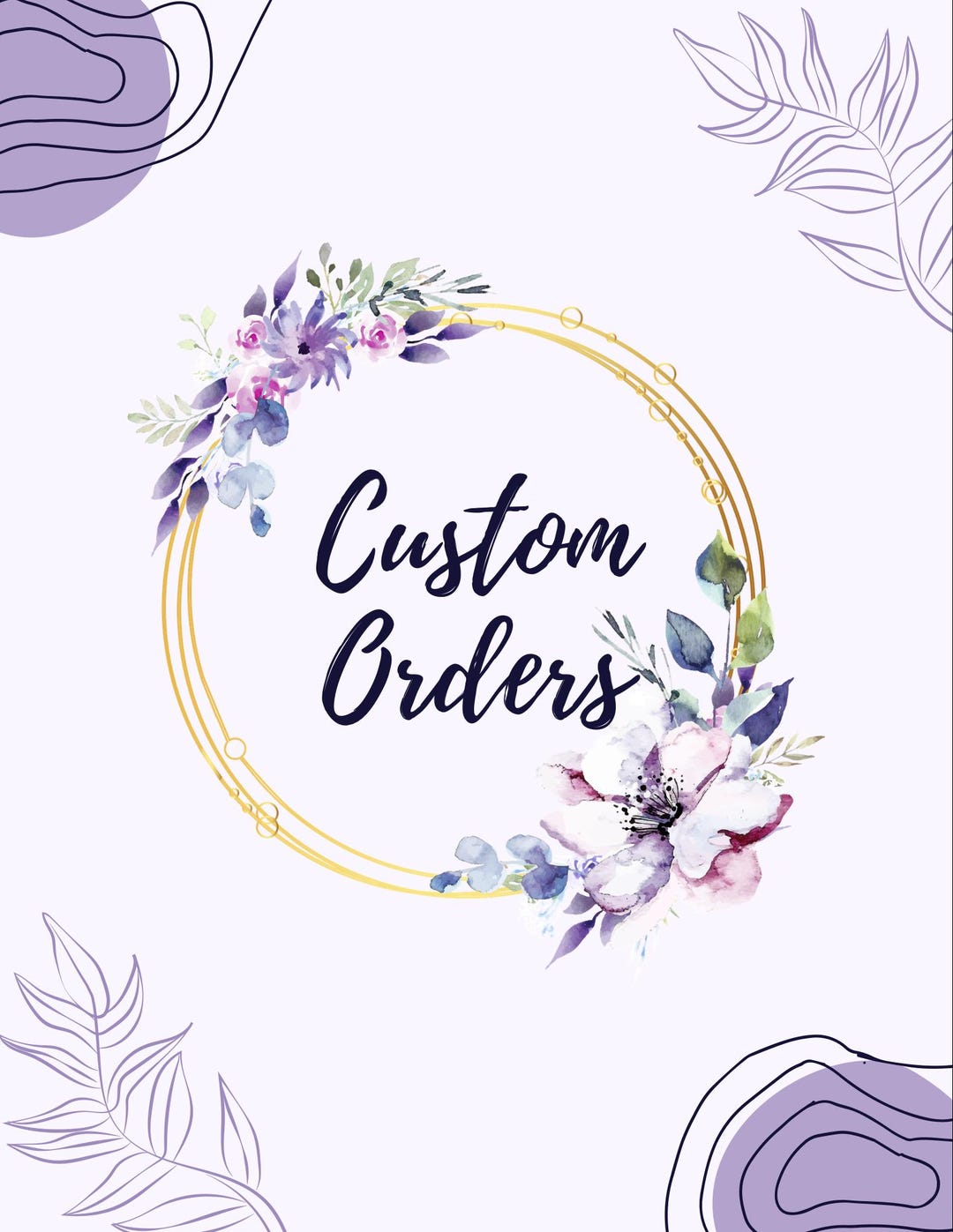 Custom Orders - Etsy