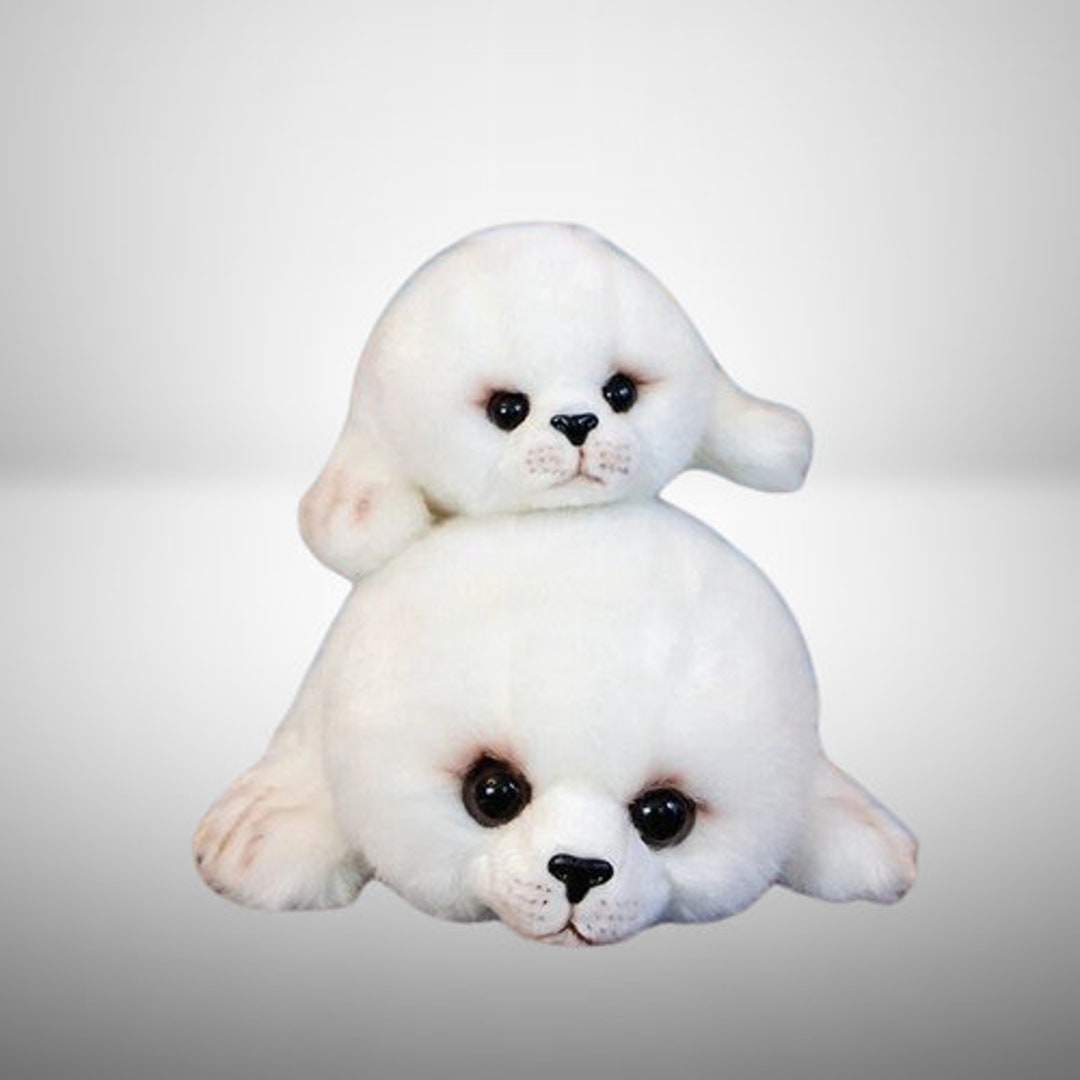 Soft Cute Seals Plush Toy Sea World Animal Sea Lion Stuffed Doll With ...